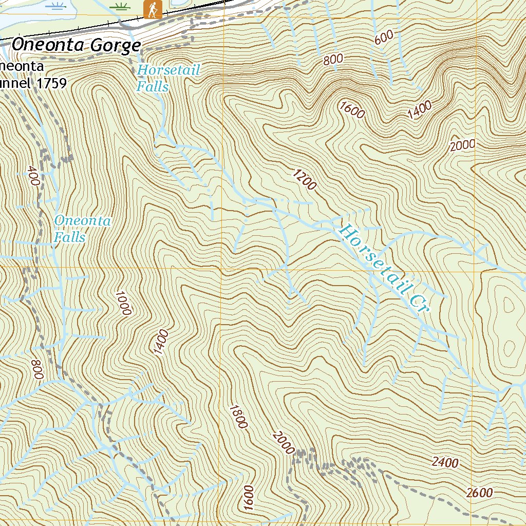 Multnomah Falls, OR (2020, 24000-Scale) Map by United States Geological ...