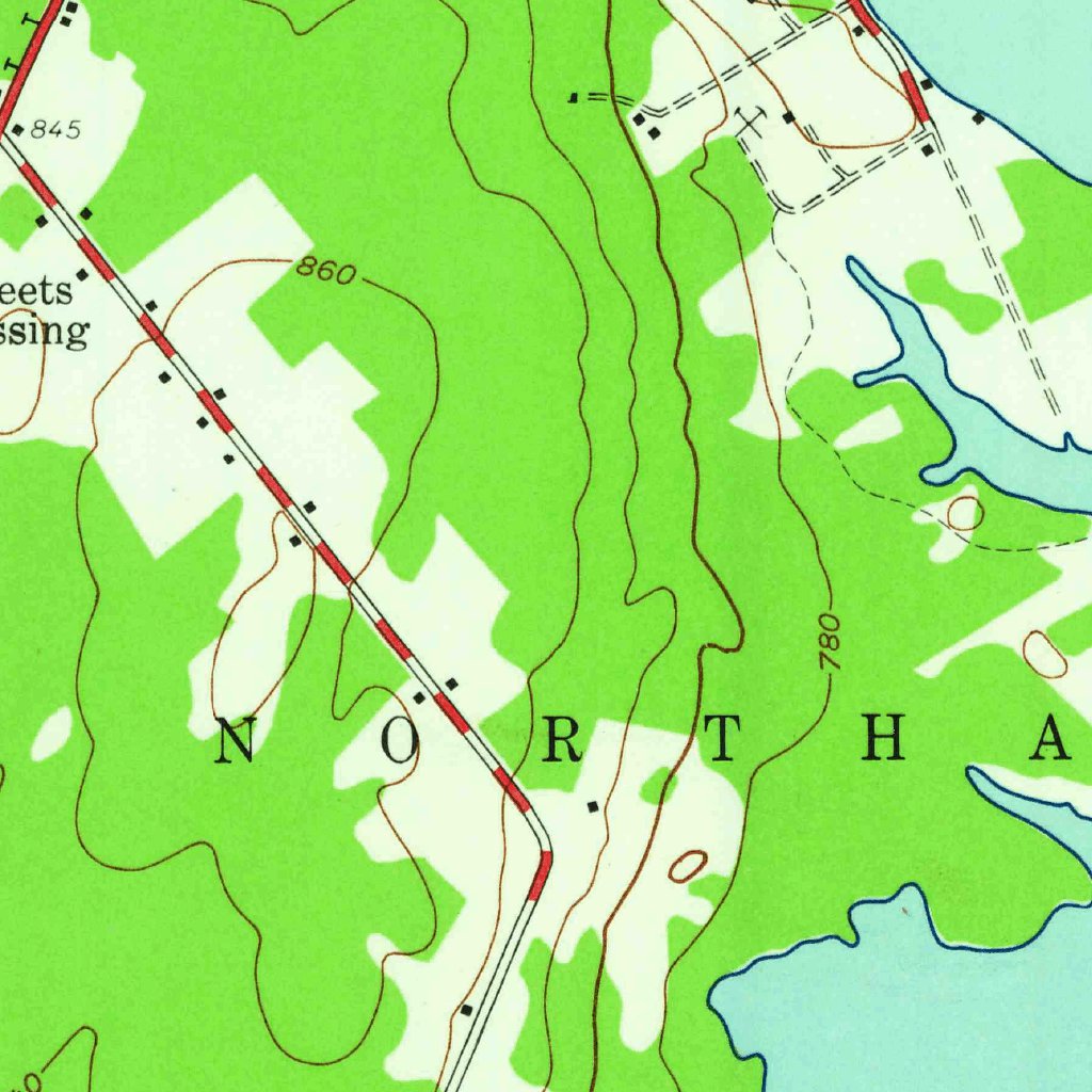 Northville, NY (1945, 24000-Scale) Map by United States Geological ...