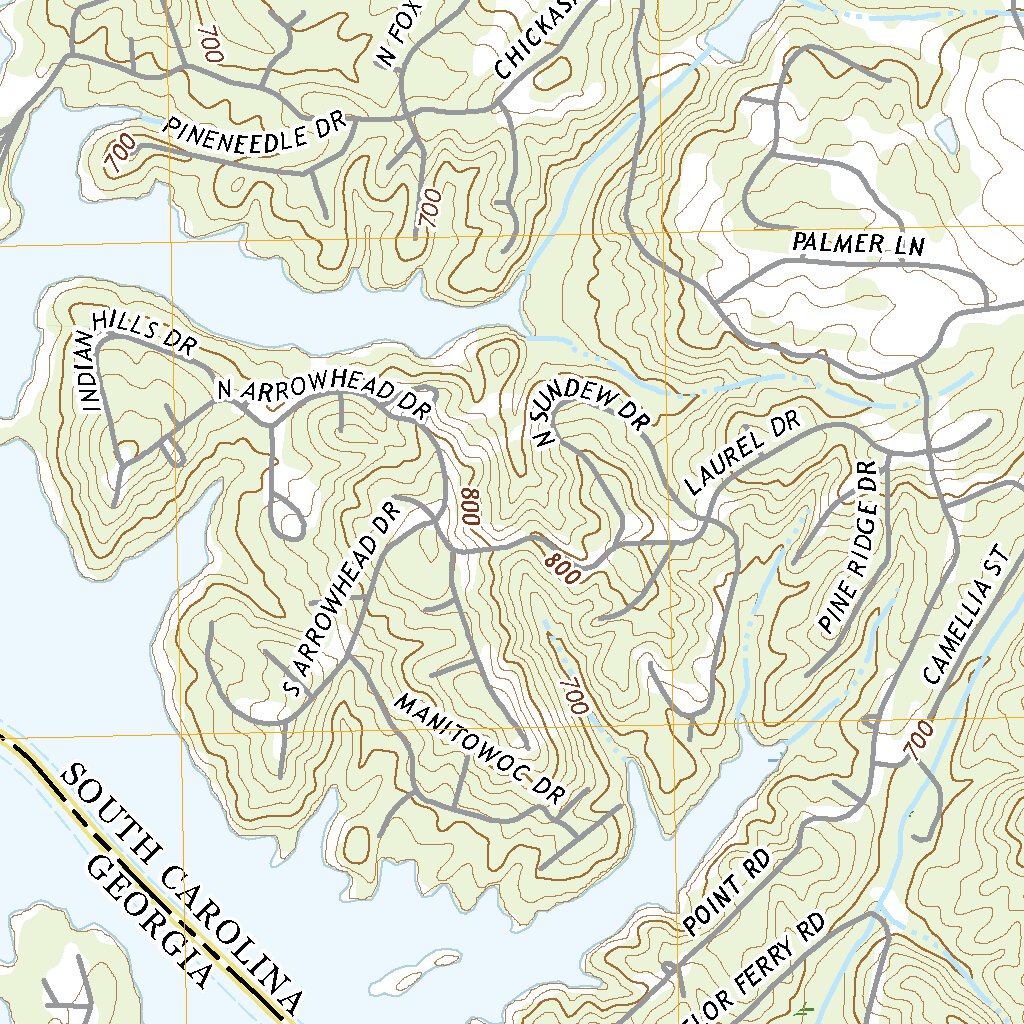 Oakway, SC (2020, 24000-Scale) Map by United States Geological Survey ...