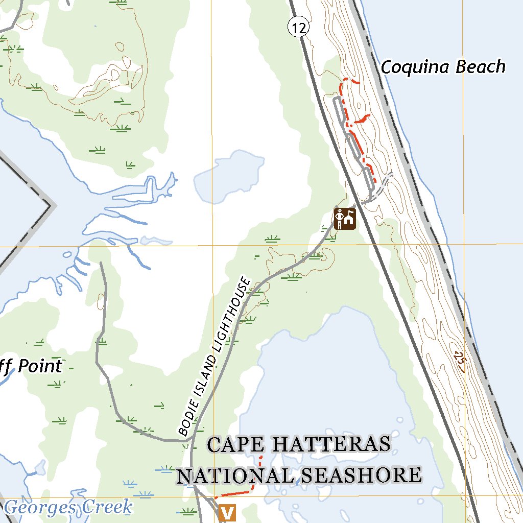 Oregon Inlet, NC (2022, 24000-Scale) Map by United States Geological ...