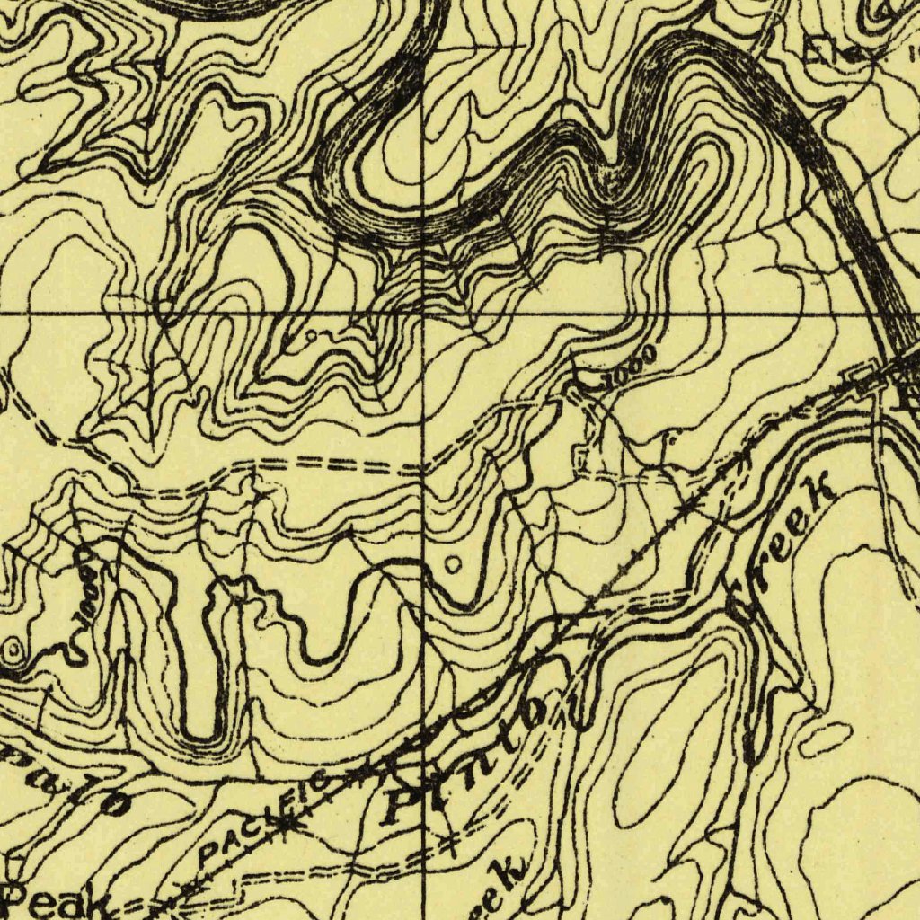 Palo Pinto, TX (1918, 125000-Scale) Map by United States Geological ...
