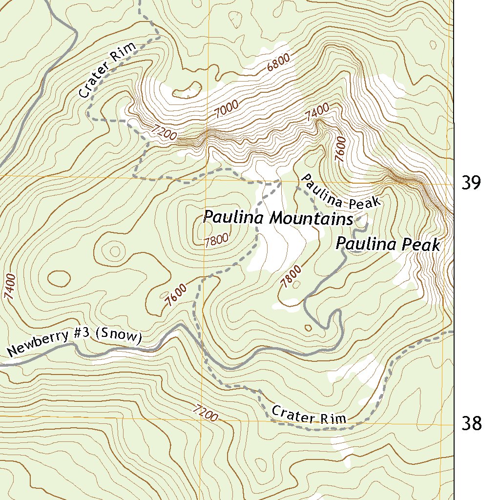 Paulina Peak, OR (2020, 24000-Scale) Map by United States Geological ...