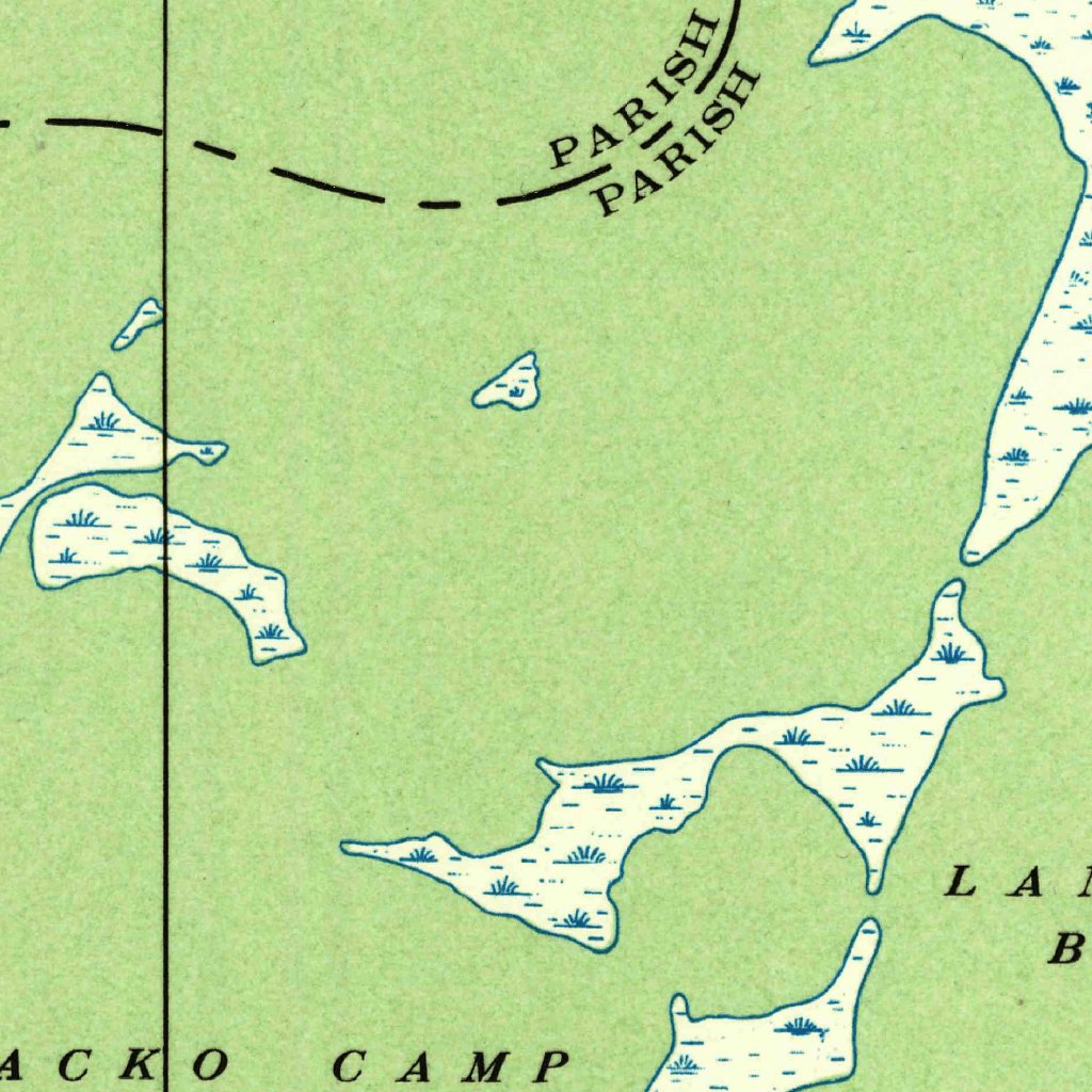 Pelican Pass, LA (1935, 31680-Scale) Map by United States Geological ...