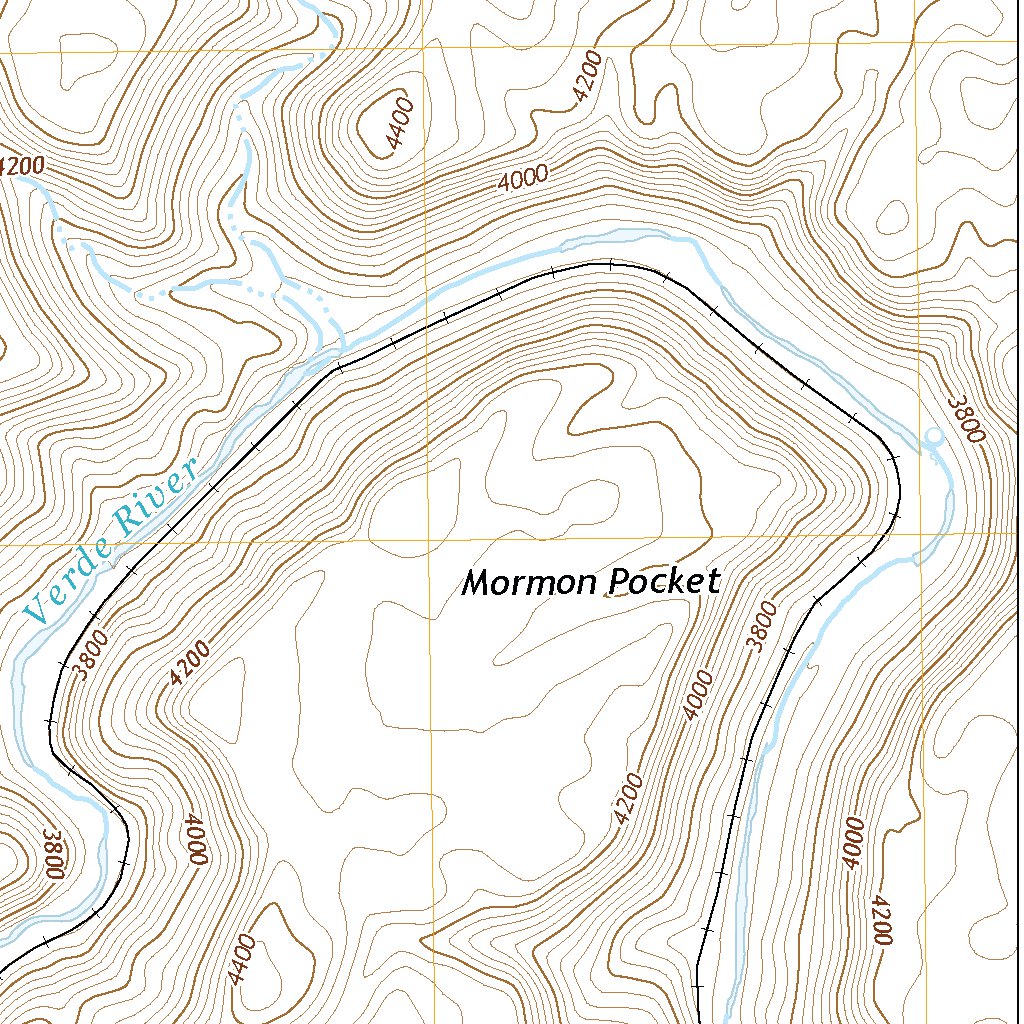 Perkinsville, AZ (2021, 24000-Scale) Map by United States Geological ...