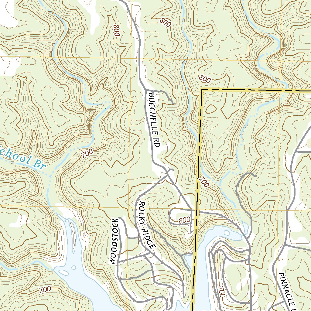 Pinnacle Lake, MO (2021, 24000-Scale) Map by United States Geological ...