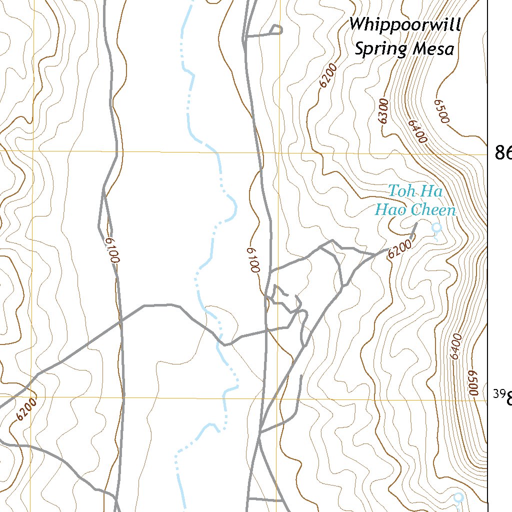 Pinon, AZ (2021, 24000-Scale) Map by United States Geological Survey ...