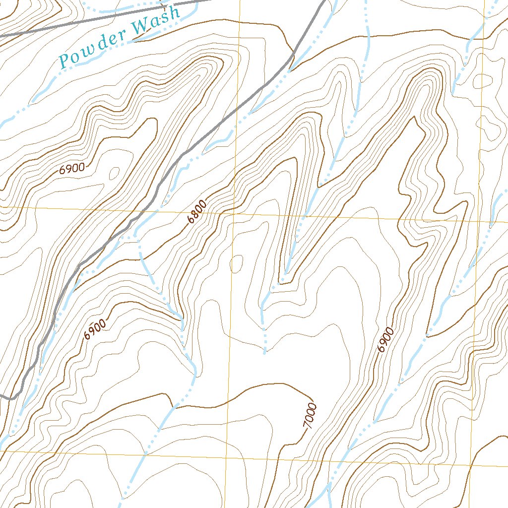 Powder Wash, CO (2022, 24000-Scale) Map by United States Geological ...
