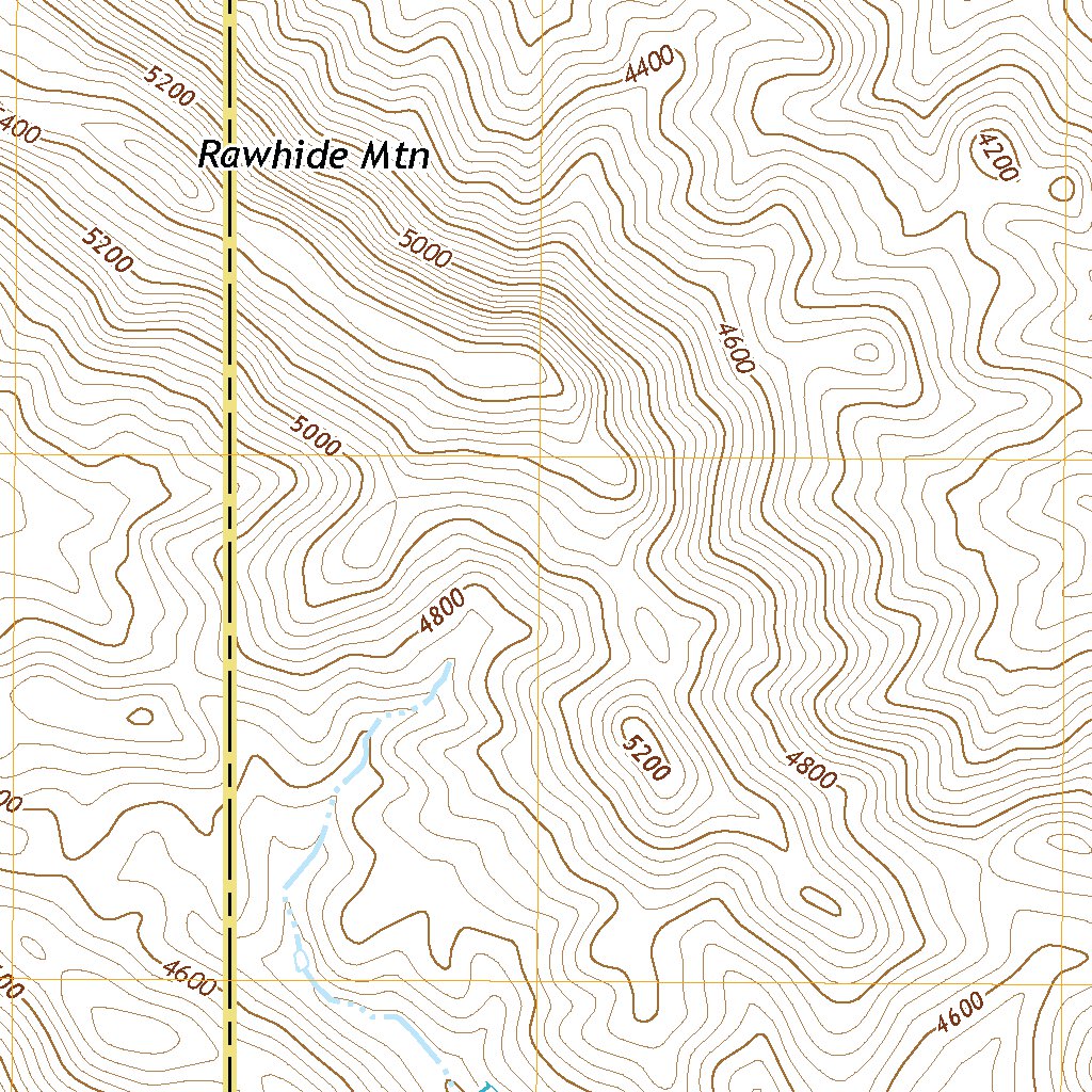 Rawhide Mountain, AZ (2021, 24000-Scale) Map by United States ...