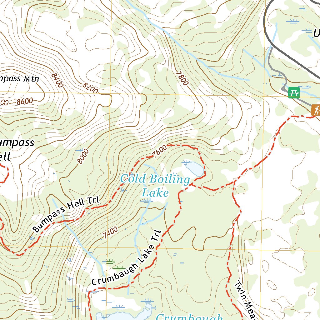 Reading Peak, CA (2021, 24000-Scale) Map by United States Geological ...
