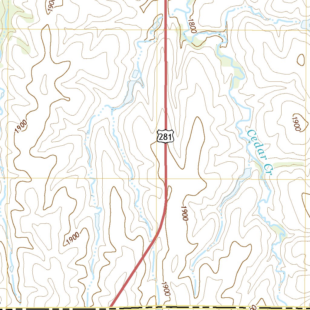 Red Cloud, NE (2021, 24000-Scale) Map by United States Geological ...