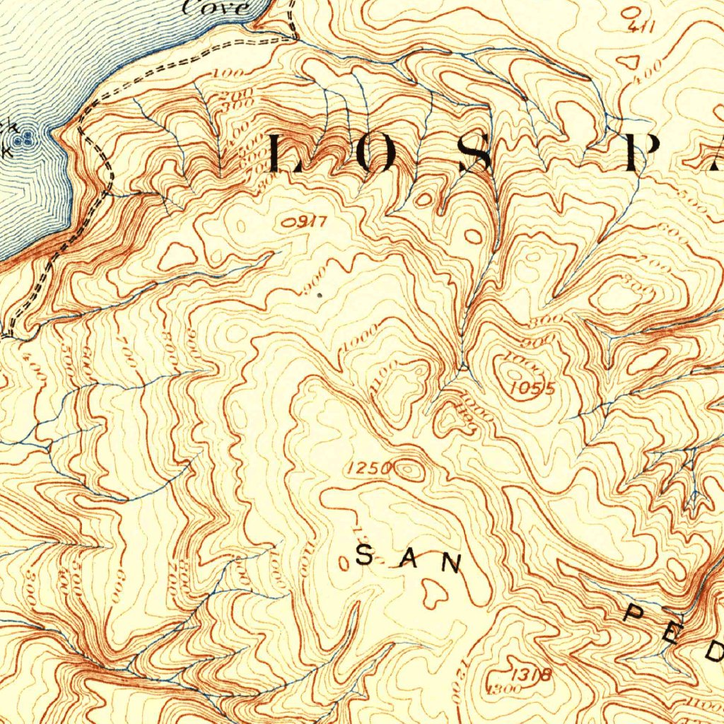 Redondo, CA (1896, 62500-Scale) Map by United States Geological Survey ...