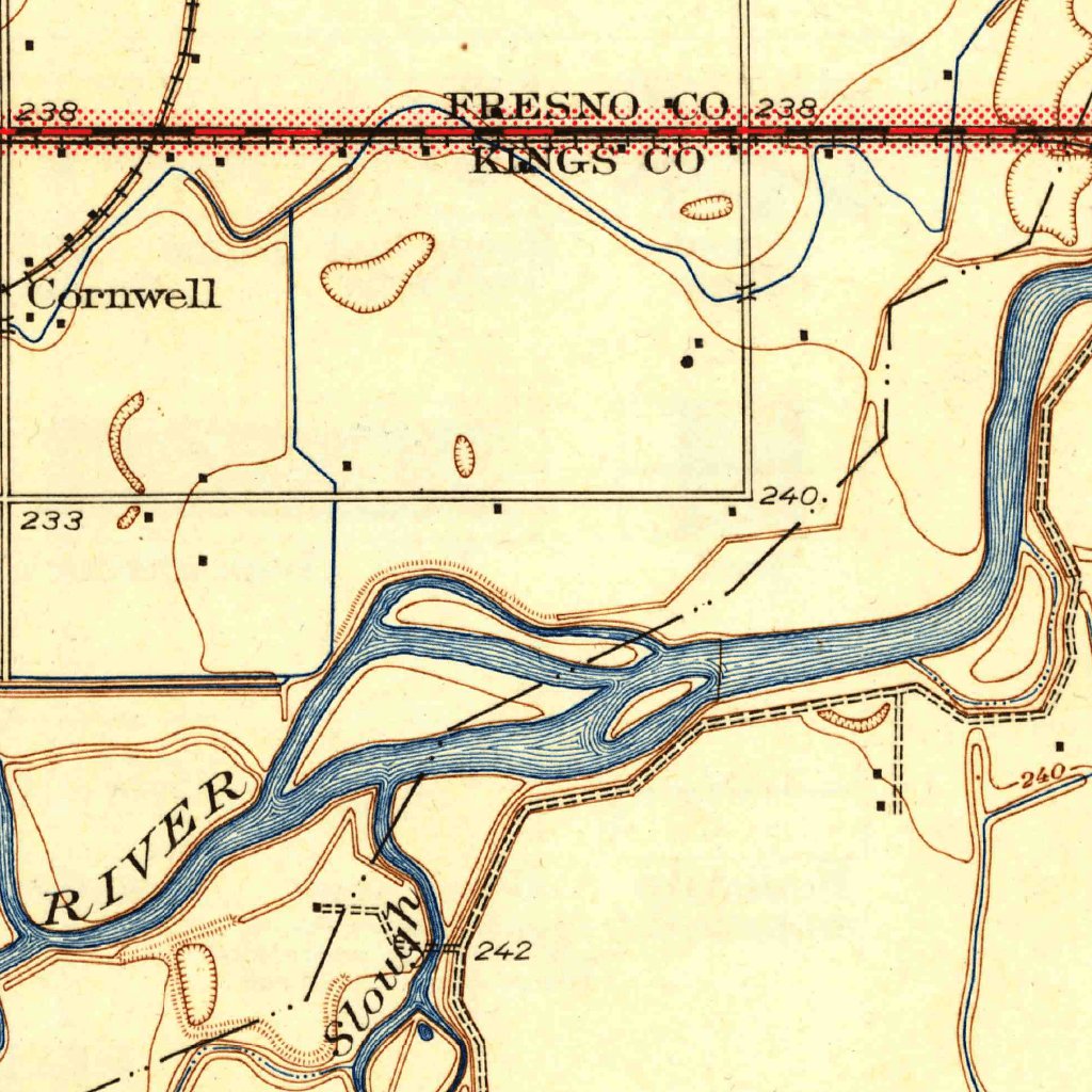 Riverdale, CA (1927, 31680-Scale) Map by United States Geological ...