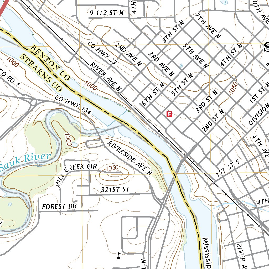 Saint Cloud, MN (2022, 24000-Scale) Map by United States Geological ...