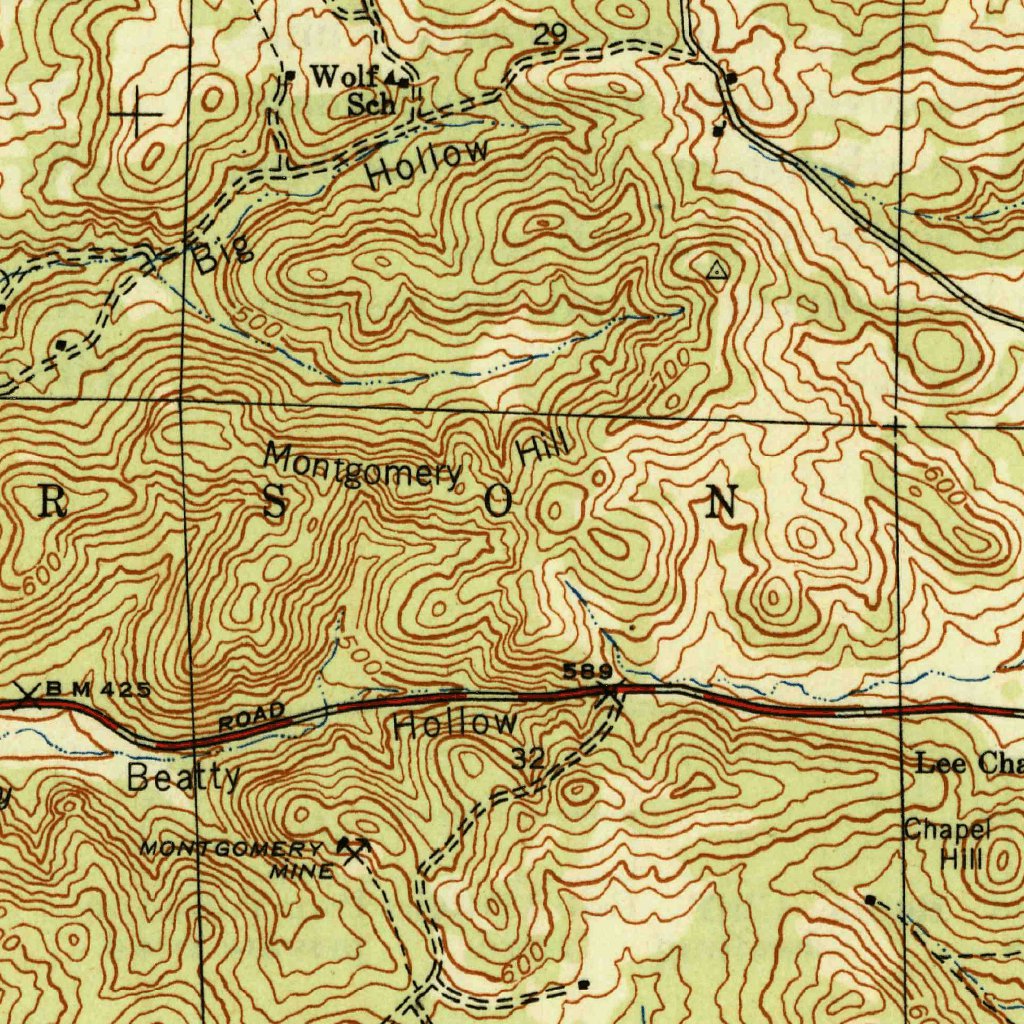 Sandtown, AR (1943, 31680-Scale) Map by United States Geological Survey ...