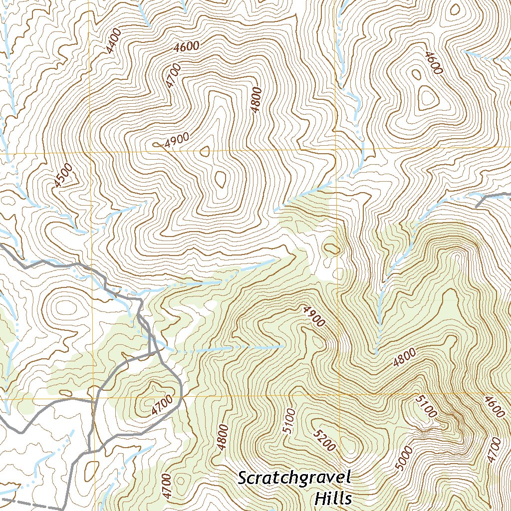 Scratchgravel Hills, MT (2020, 24000-Scale) Map by United States ...