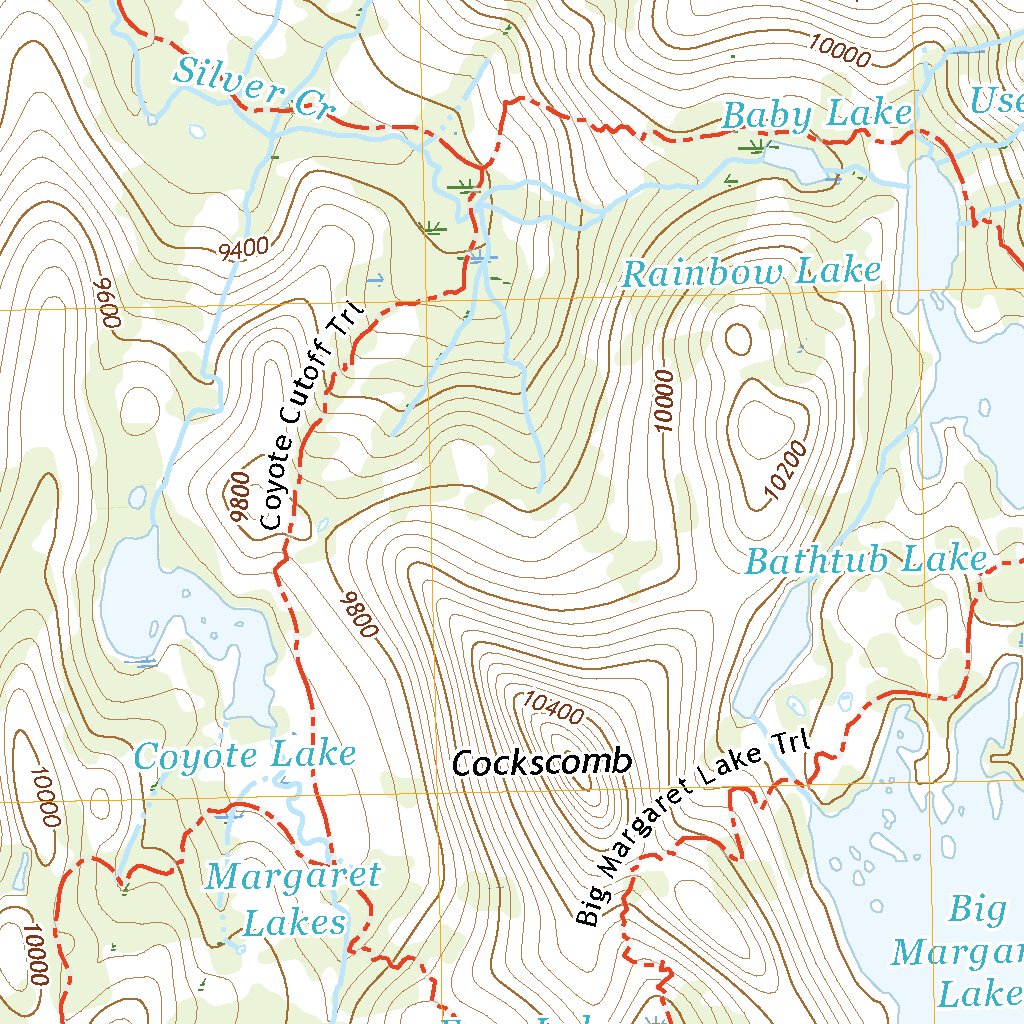 Sharktooth Peak, CA (2021, 24000-Scale) Map by United States Geological ...