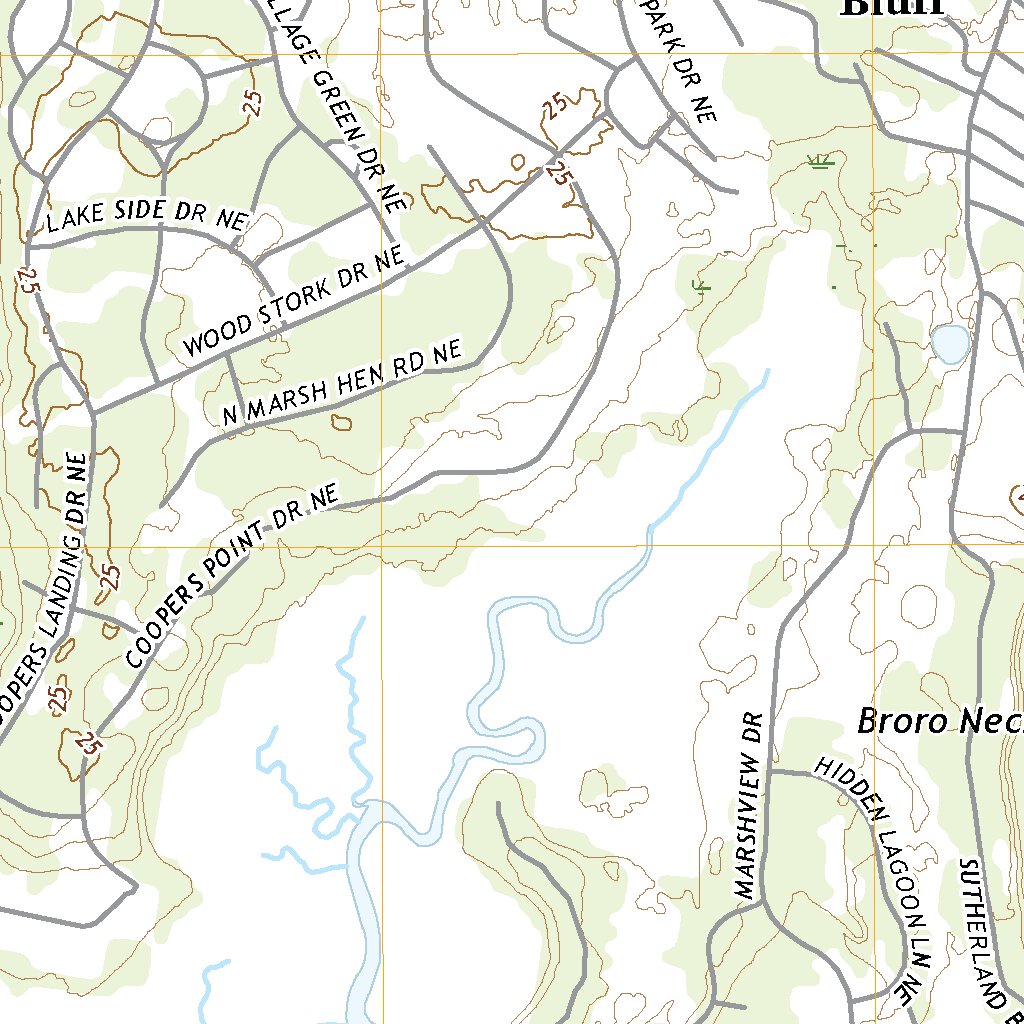 Shellman Bluff, GA (2020, 24000-Scale) Map by United States Geological ...