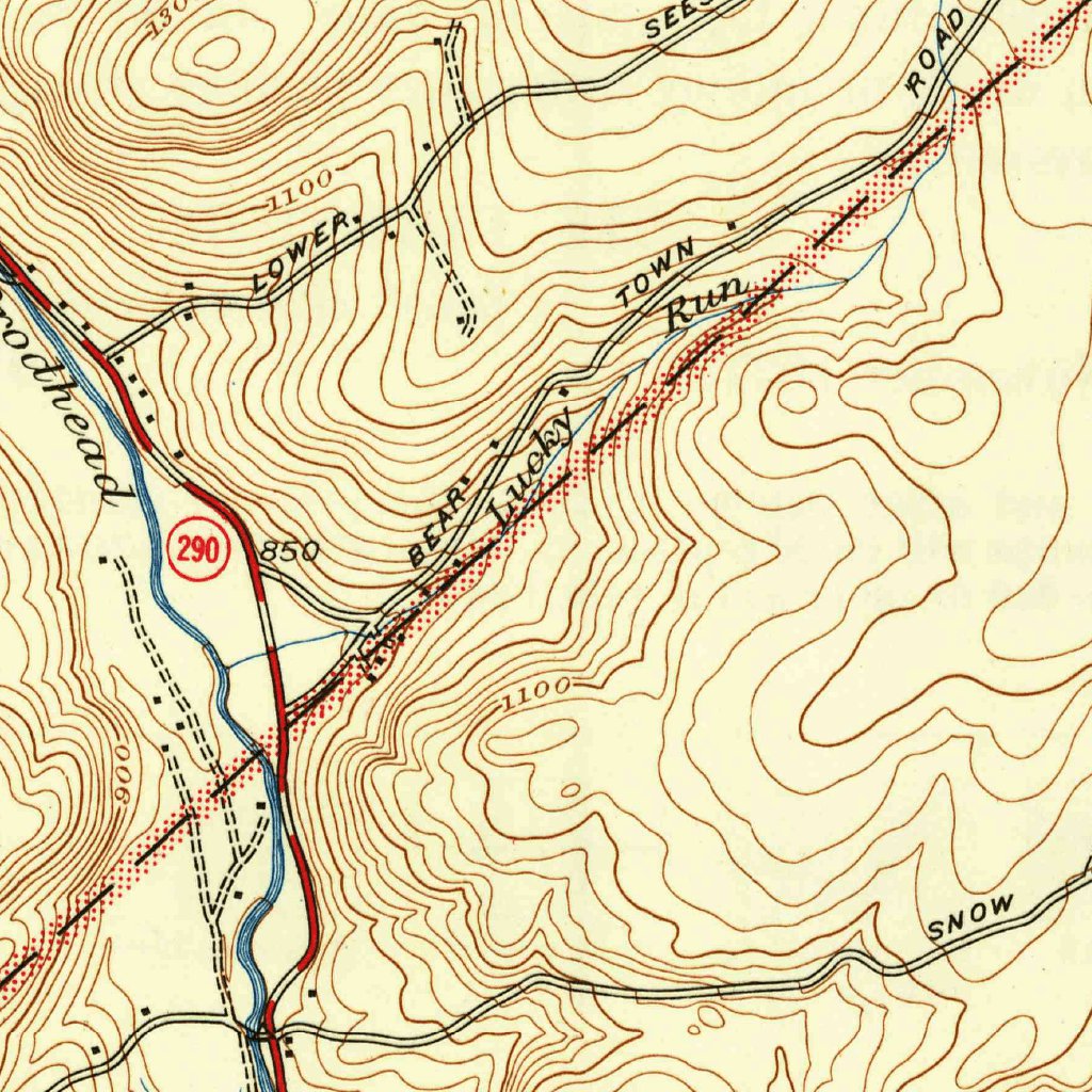 Skytop, PA (1947, 31680-Scale) Map by United States Geological Survey ...