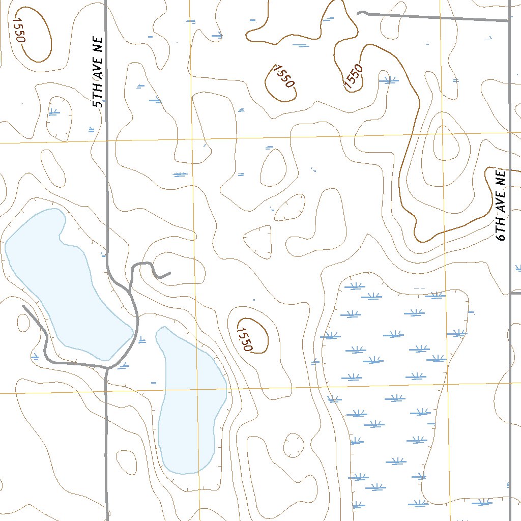 Souris SE, ND (2020, 24000-Scale) Map by United States Geological ...