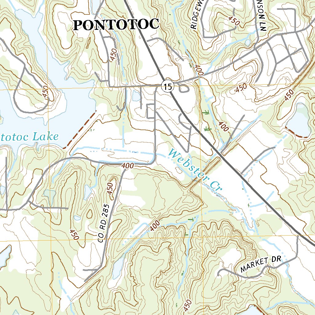 Southwest Pontotoc, MS (2021, 24000-Scale) Map by United States ...