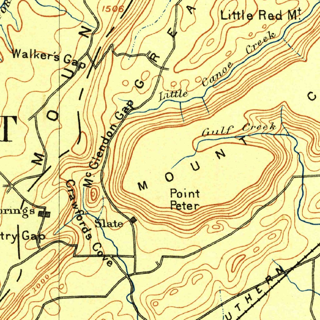 Springville, AL (1889, 125000-Scale) Map by United States Geological ...
