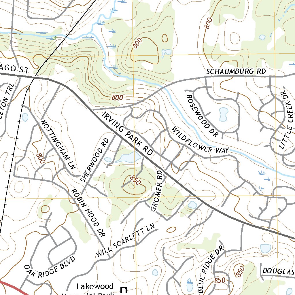 Streamwood, IL (2021, 24000-Scale) Map by United States Geological ...