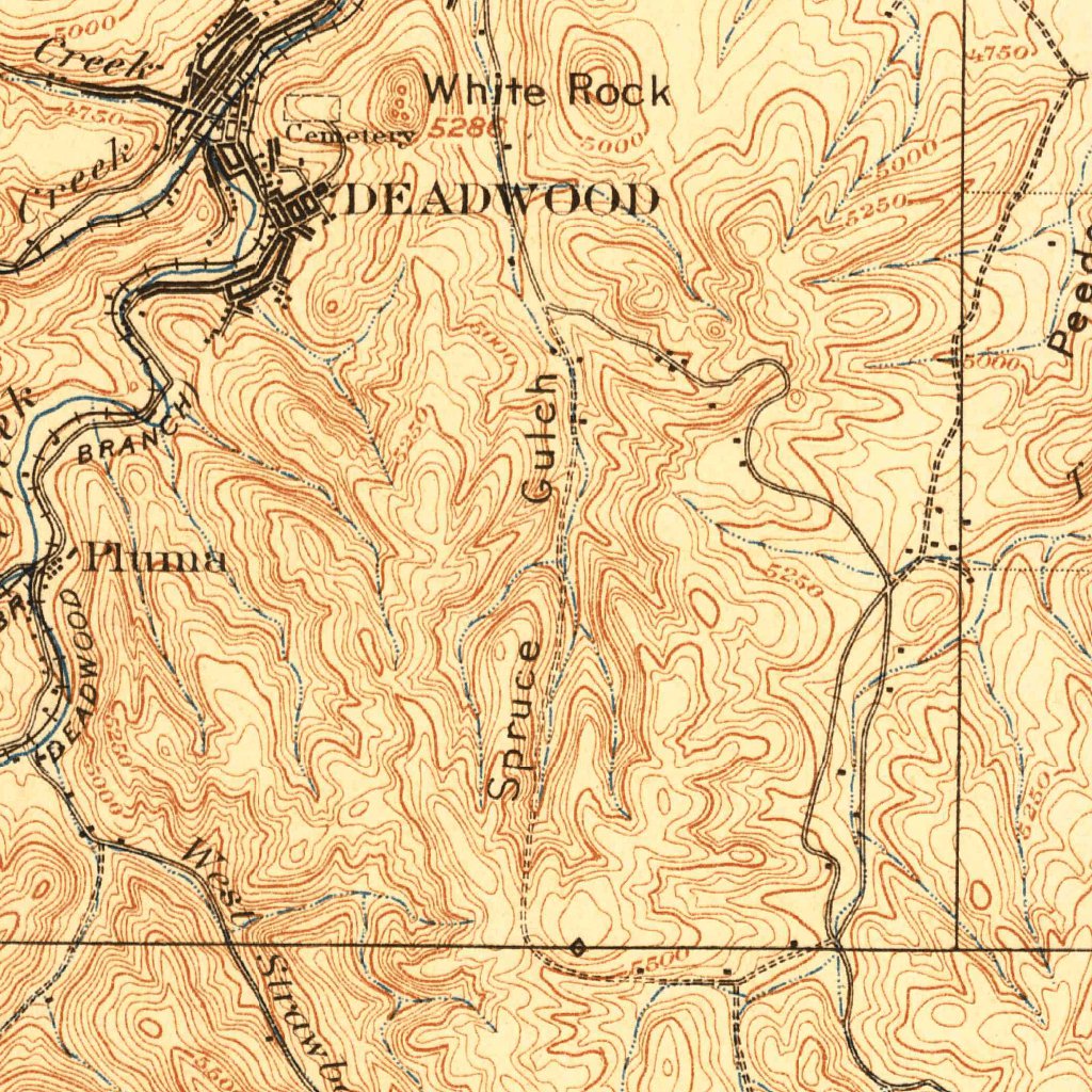 Sturgis, SD (1899, 62500-Scale) Map by United States Geological Survey ...