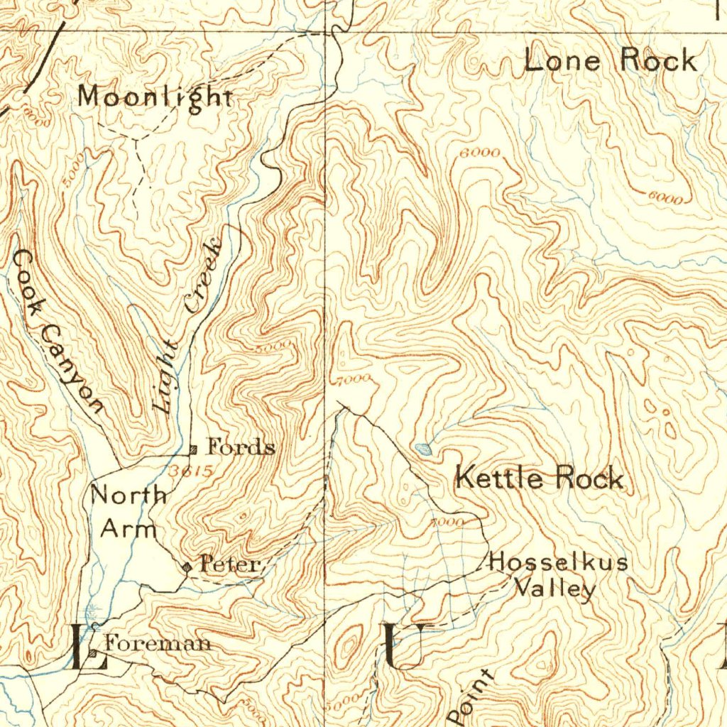 Susanville E, CA (1893, 250000-Scale) Map by United States Geological ...