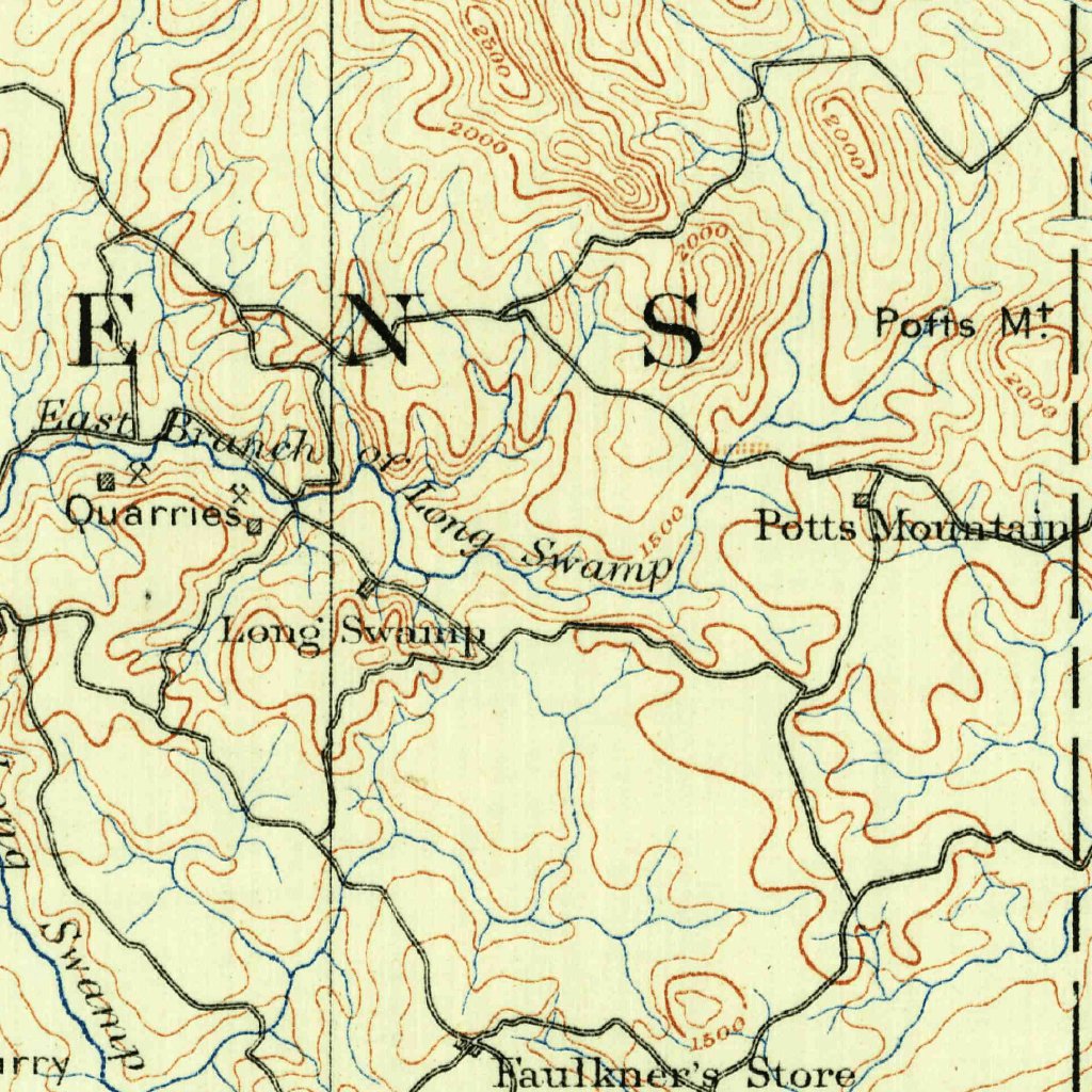 Suwanee, GA (1890, 125000-Scale) Map by United States Geological Survey ...