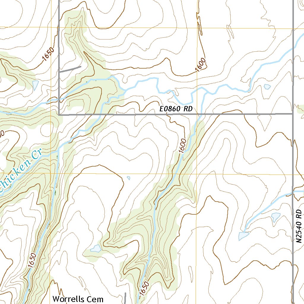 Watonga, OK (2022, 24000-Scale) Map by United States Geological Survey ...