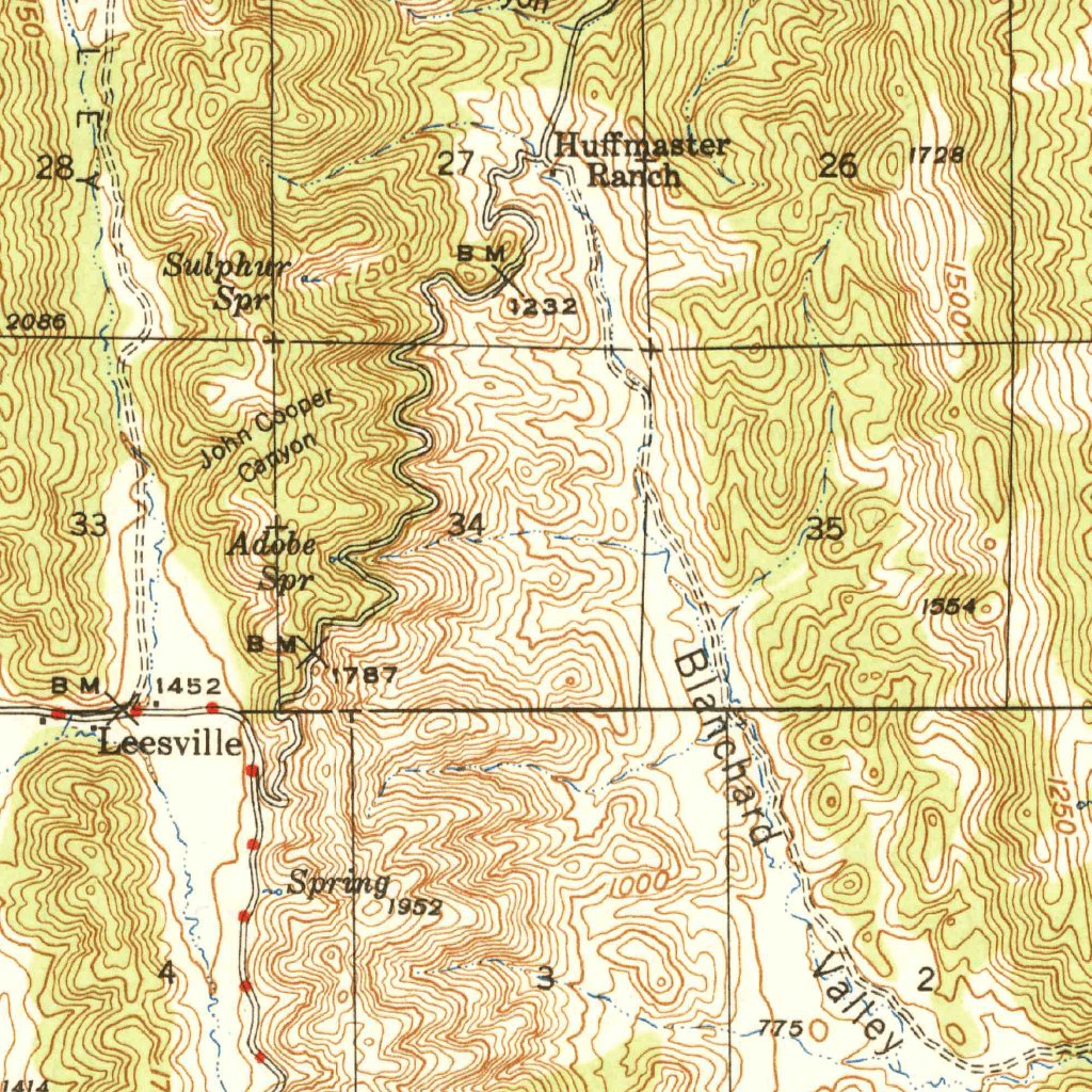 Wilbur Springs, CA (1944, 62500-Scale) Map by United States Geological ...