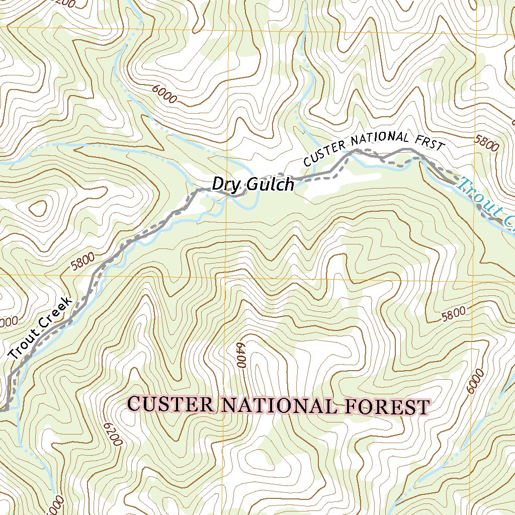 Wildcat Draw, MT (2020, 24000-Scale) Map by United States Geological ...