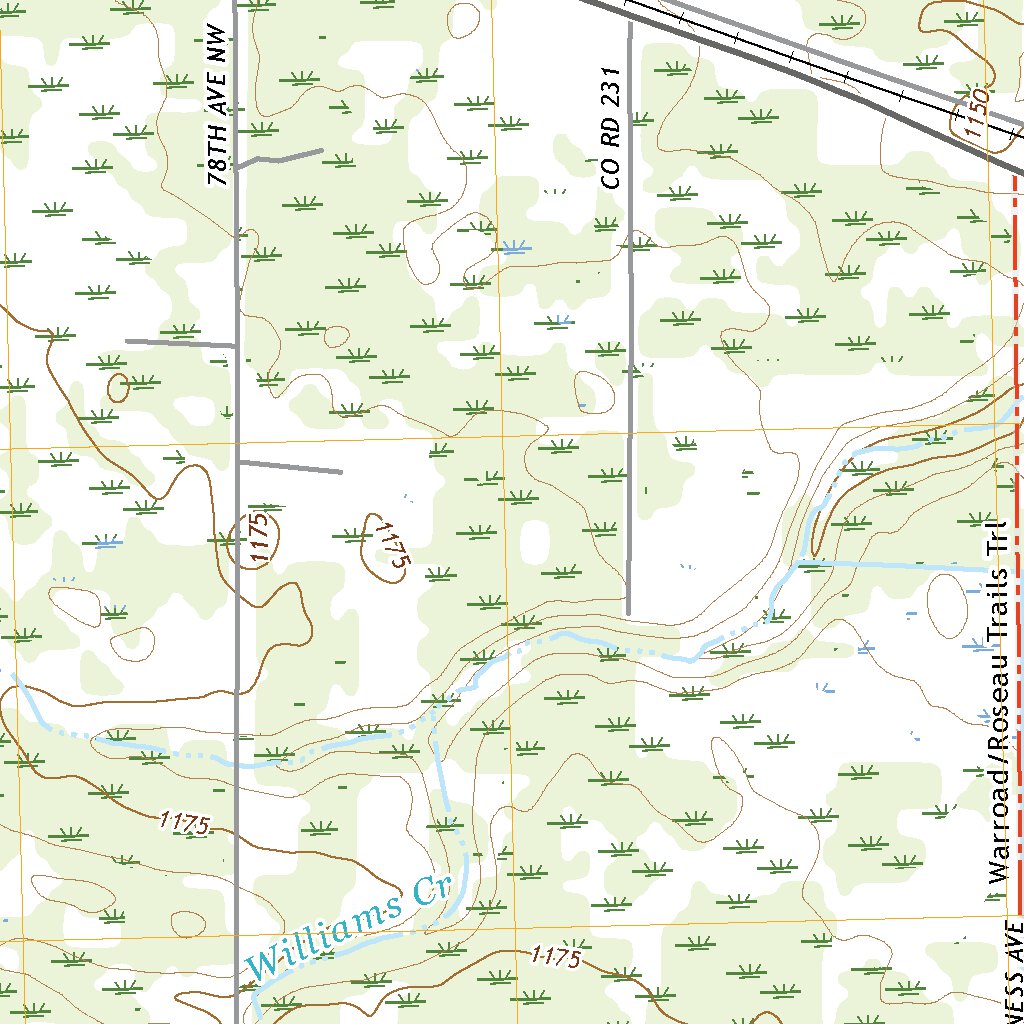 Williams, MN (2022, 24000-Scale) Map by United States Geological Survey ...