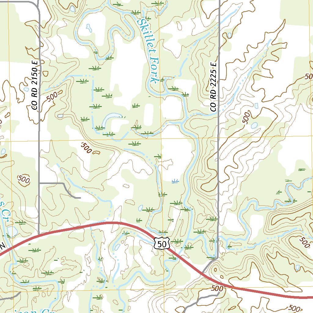 Xenia, IL (2021, 24000-Scale) Map by United States Geological Survey ...