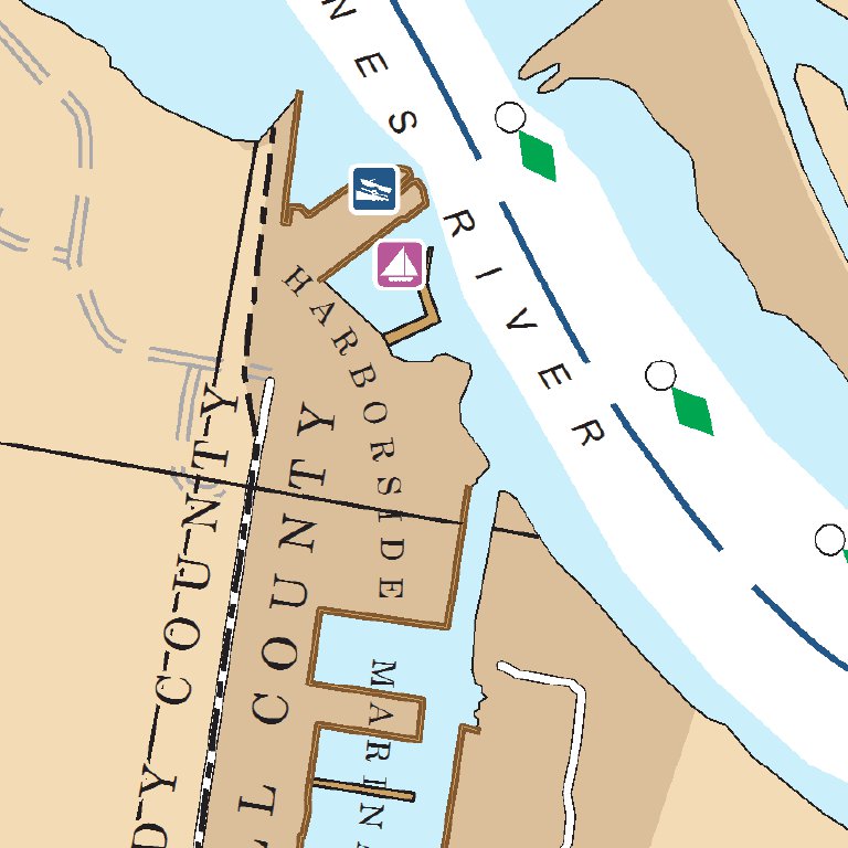Chart 92 - Illinois River Miles 271.7 - 275.7 Map by US Army Corps of ...