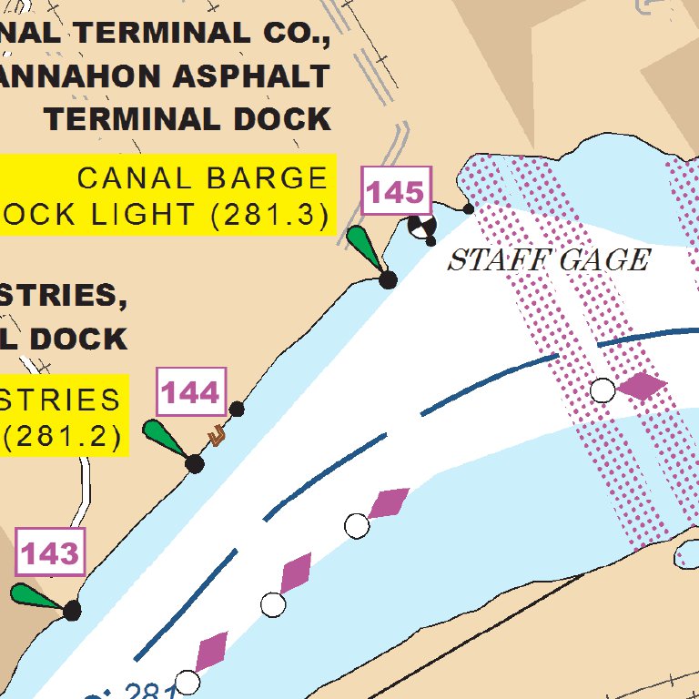 Chart 94 - Illinois River Miles 278.7 - 281.9 Map by US Army Corps of ...