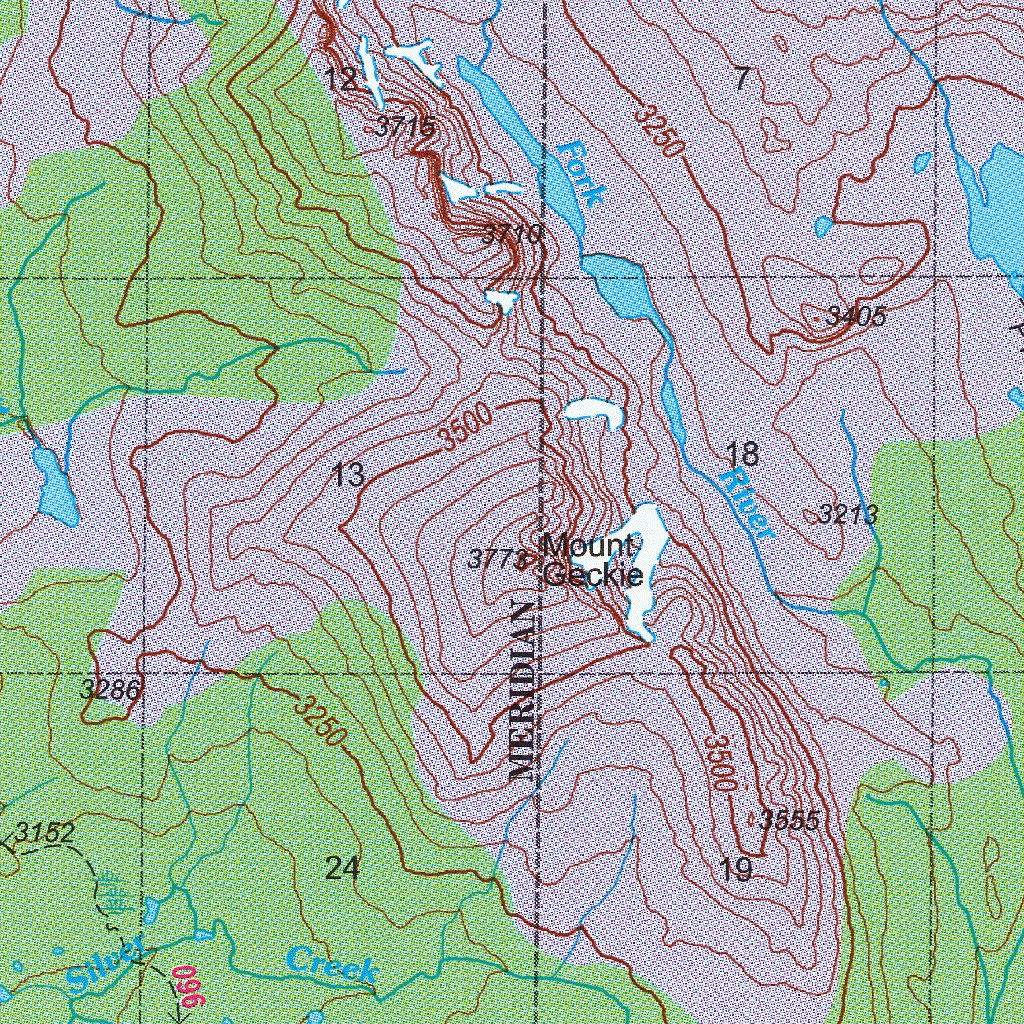 Bridger Wilderness South Half Bridger-Teton National Forest 2005 Map by ...