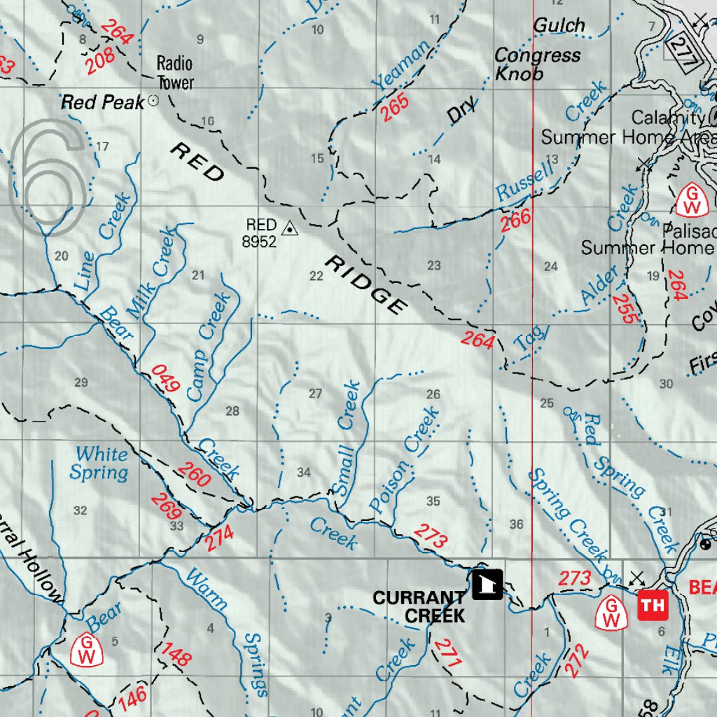 Caribou-Targhee National Forest Soda Springs Ranger District Map by US ...