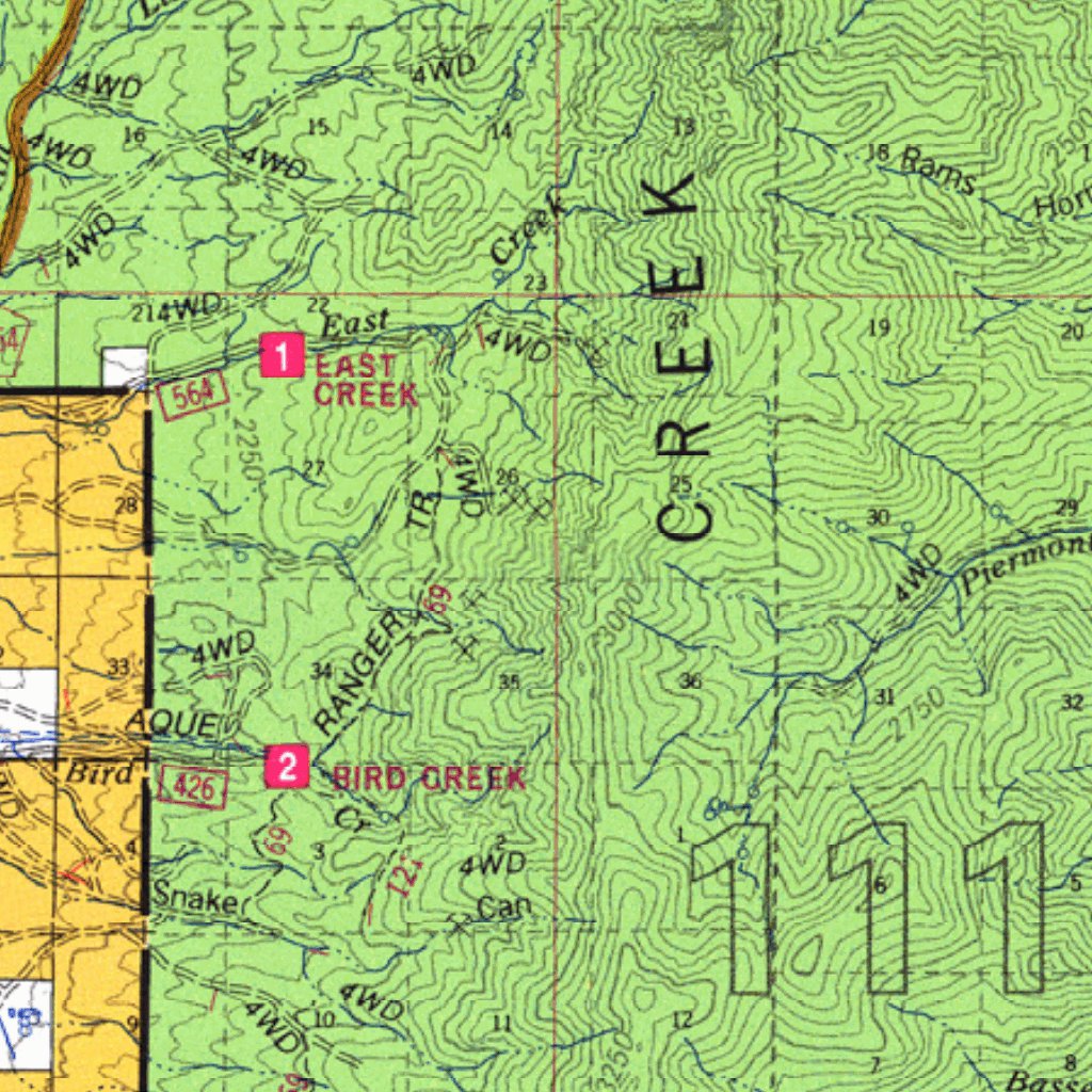 Humboldt-Toiyabe National Forest Ely Ranger District Northeast Quarter ...