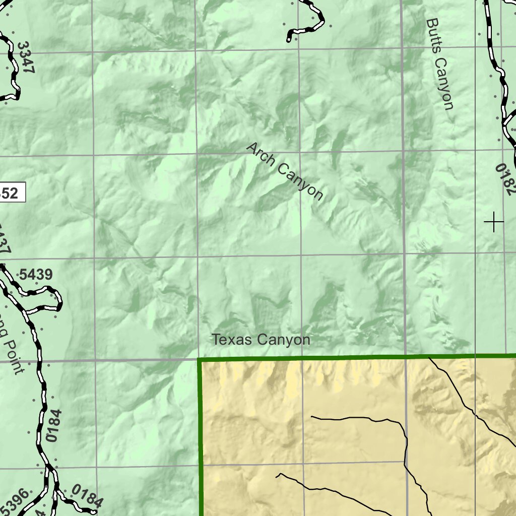 Manti La Sal National Forest Monticello Ranger District Travel Map 2020 ...
