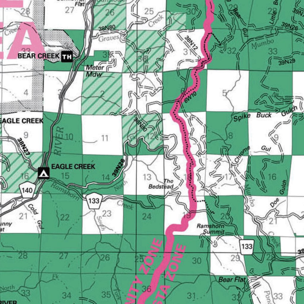 2015 Shasta Unit Fuelwood Map (west) by US Forest Service R5 | Avenza Maps