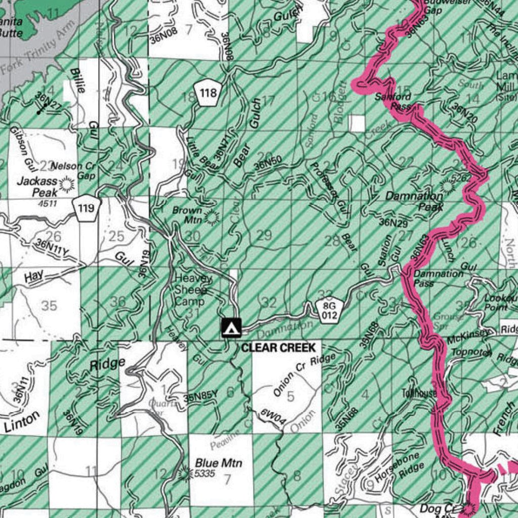 2015 Shasta Unit Fuelwood Map (west) by US Forest Service R5 | Avenza Maps