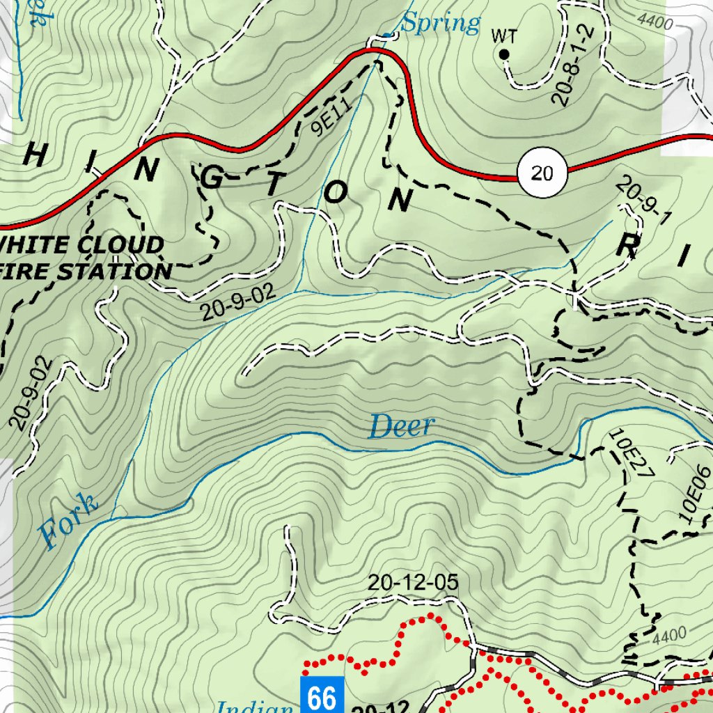 Burlington Motorcycle Trail Guide Map by US Forest Service R5 | Avenza Maps