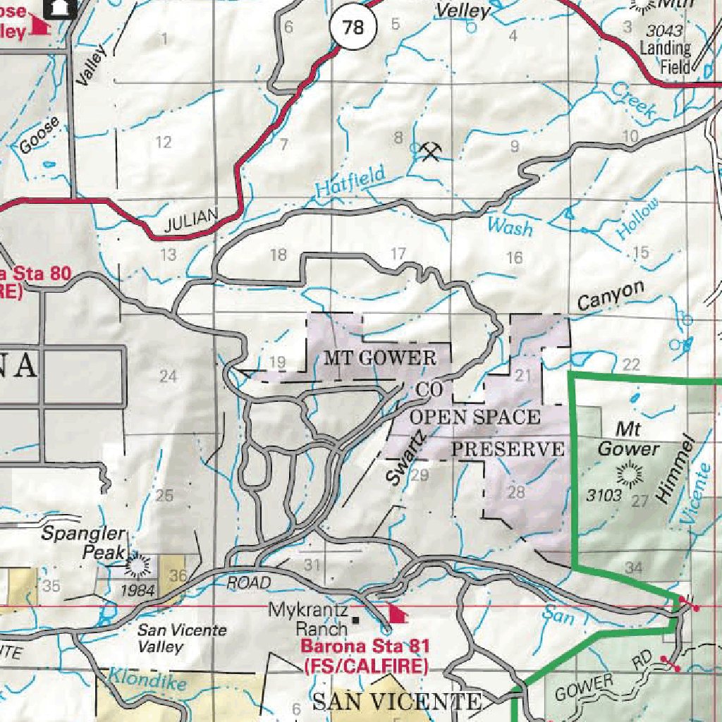 Cleveland National Forest Visitor Map - South (2010) by US Forest ...