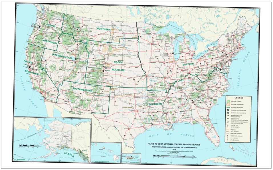 Guide to Your NFs Map by US Forest Service R5 | Avenza Maps