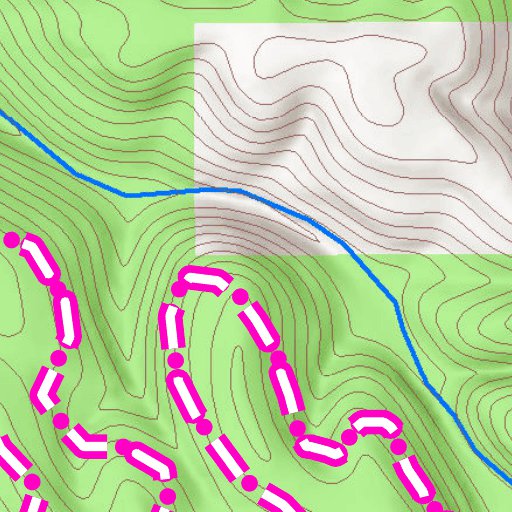 Flint Creek Multi-Use Trail Map Bankhead National Forest by US Forest ...