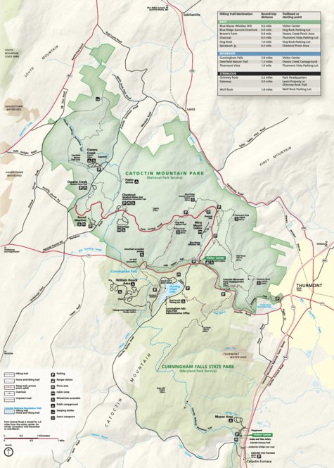 Catoctin Mountain Park Map by US National Park Service | Avenza Maps