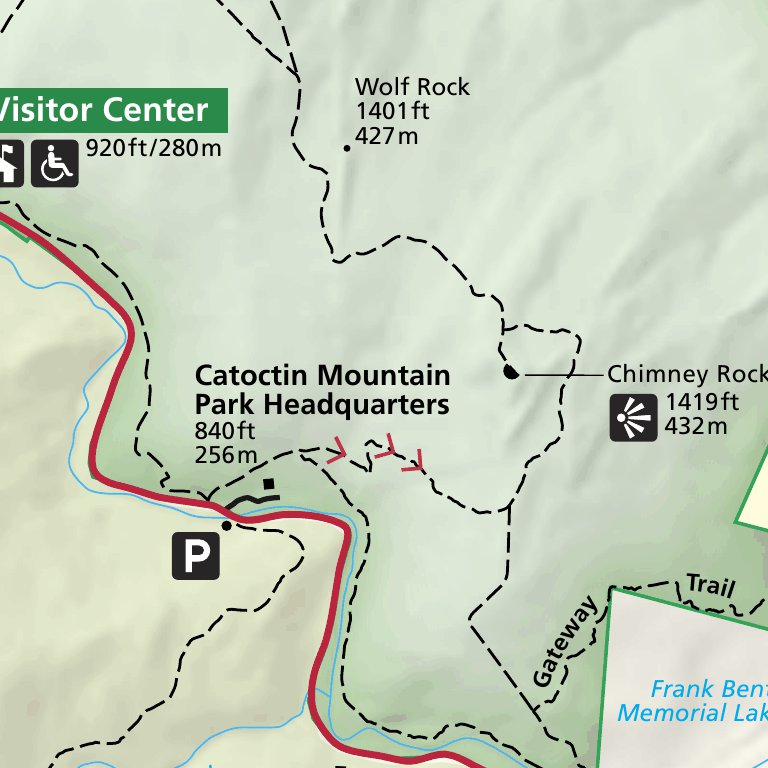 Catoctin Mountain Park Map by US National Park Service | Avenza Maps