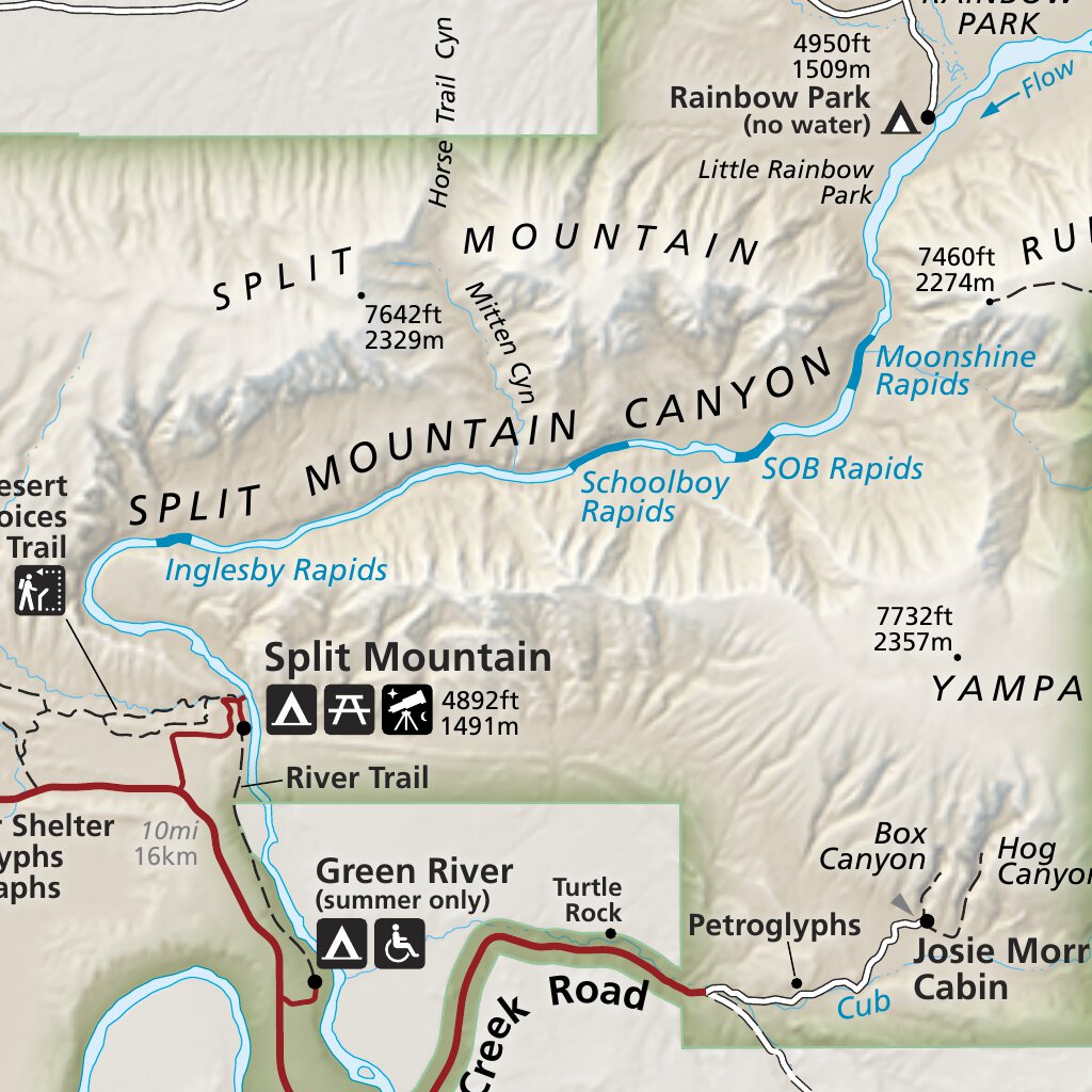 Dinosaur National Monument Map by US National Park Service | Avenza Maps