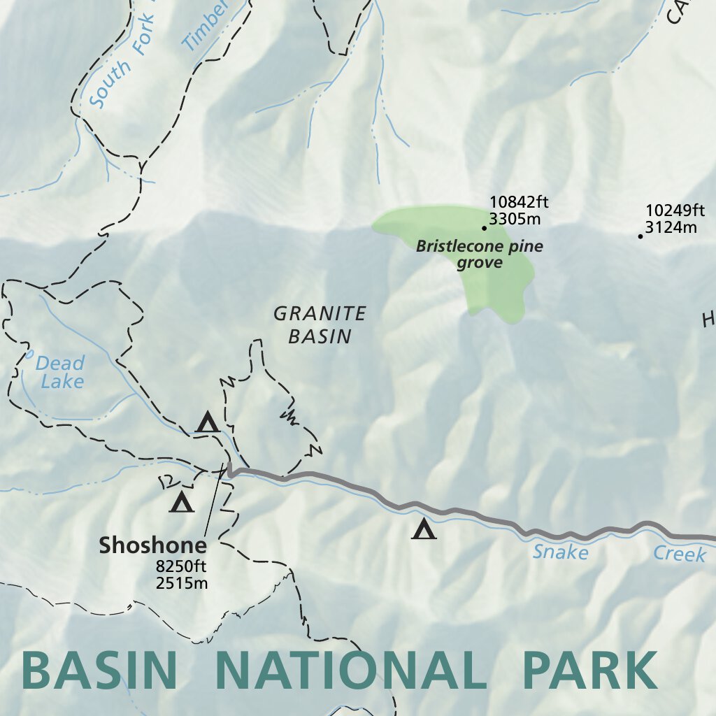 Great Basin National Park Map by US National Park Service | Avenza Maps